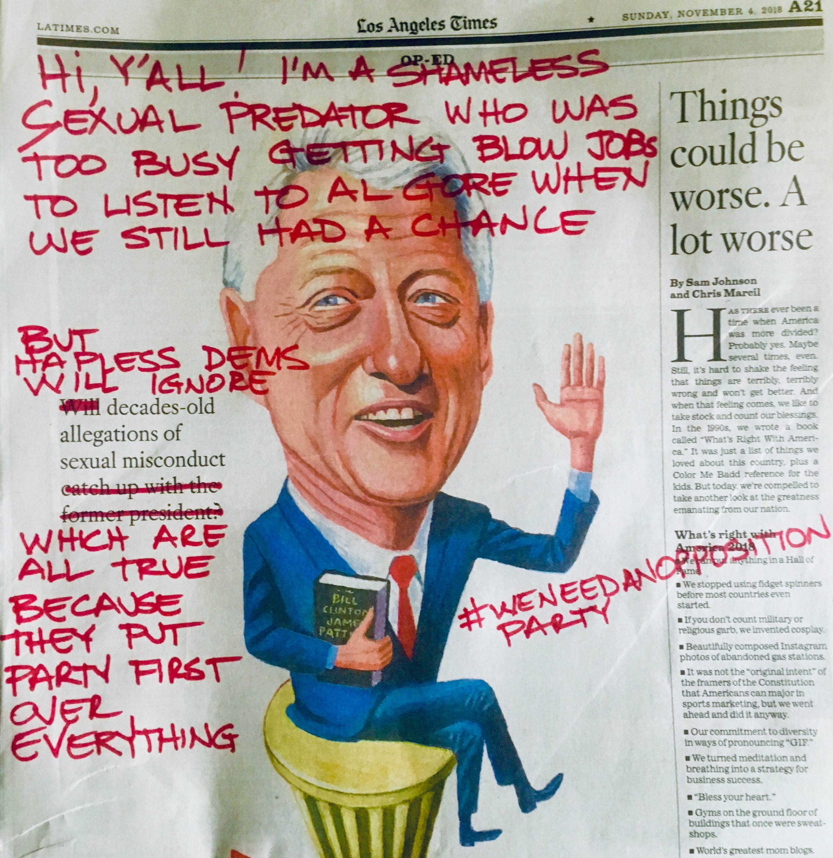 @LATimes I Used Your Wasted White Space To Better Illustrate Bill ...